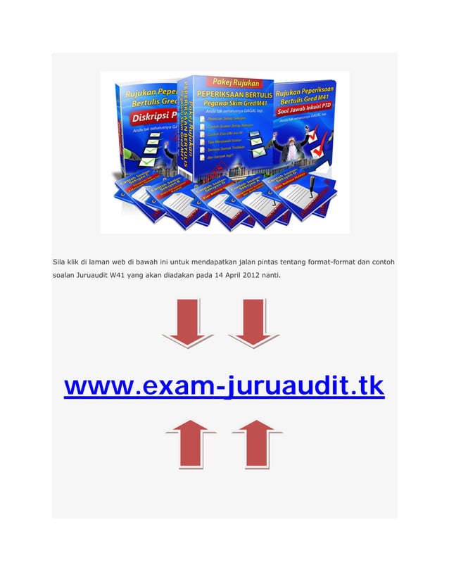 Panduan soalan peperiksaan juruaudit w41 | PDF