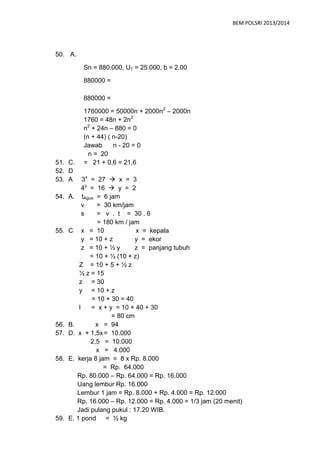 Panduan soal skolastik | PDF