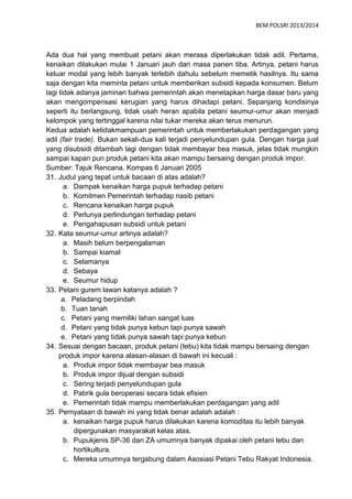 Panduan soal skolastik | PDF