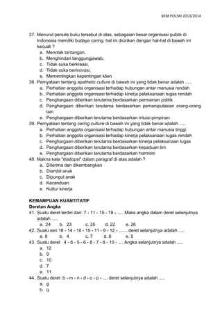 Panduan soal skolastik | PDF