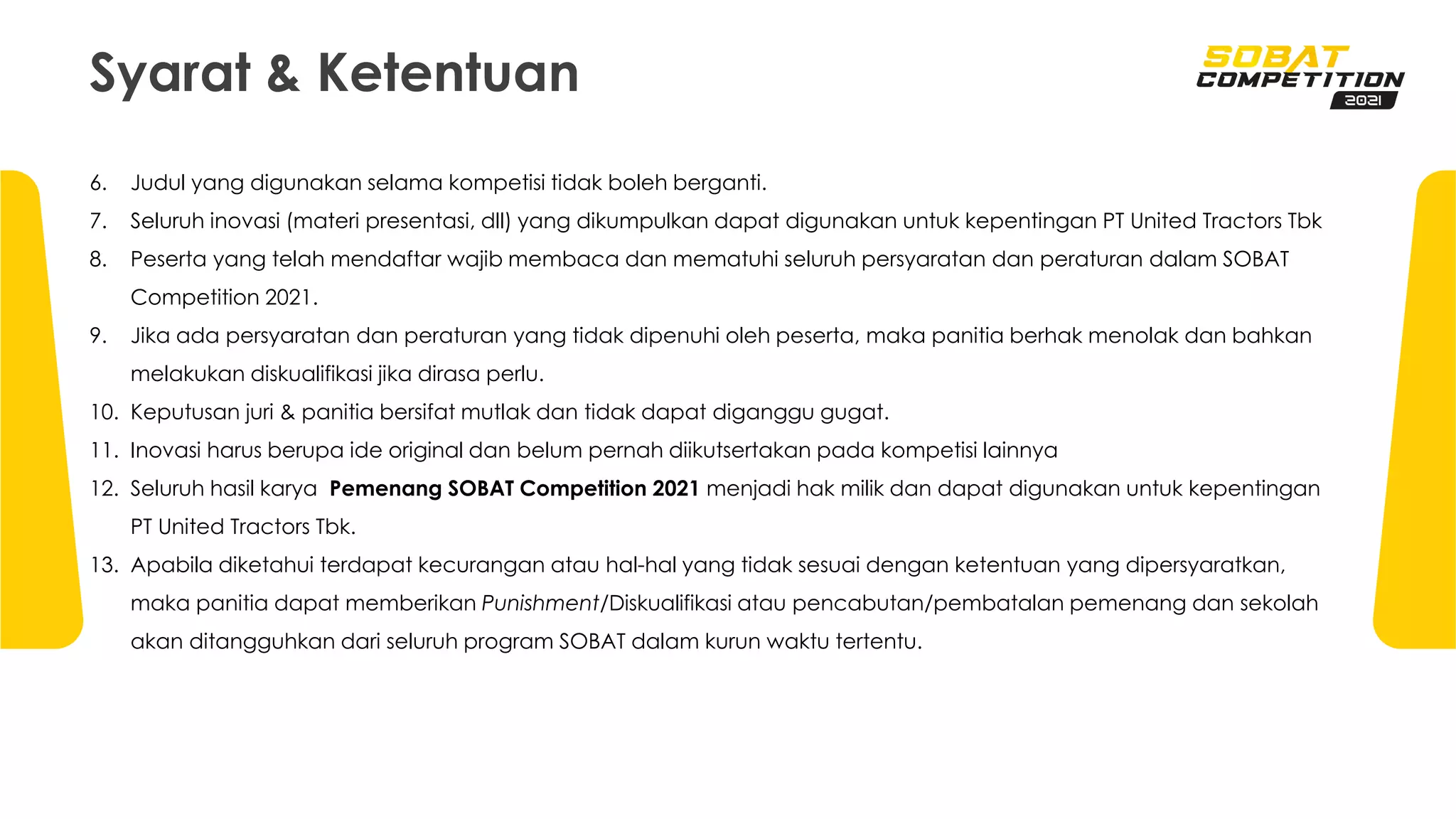 Panduan sobat competition 2021 | PDF