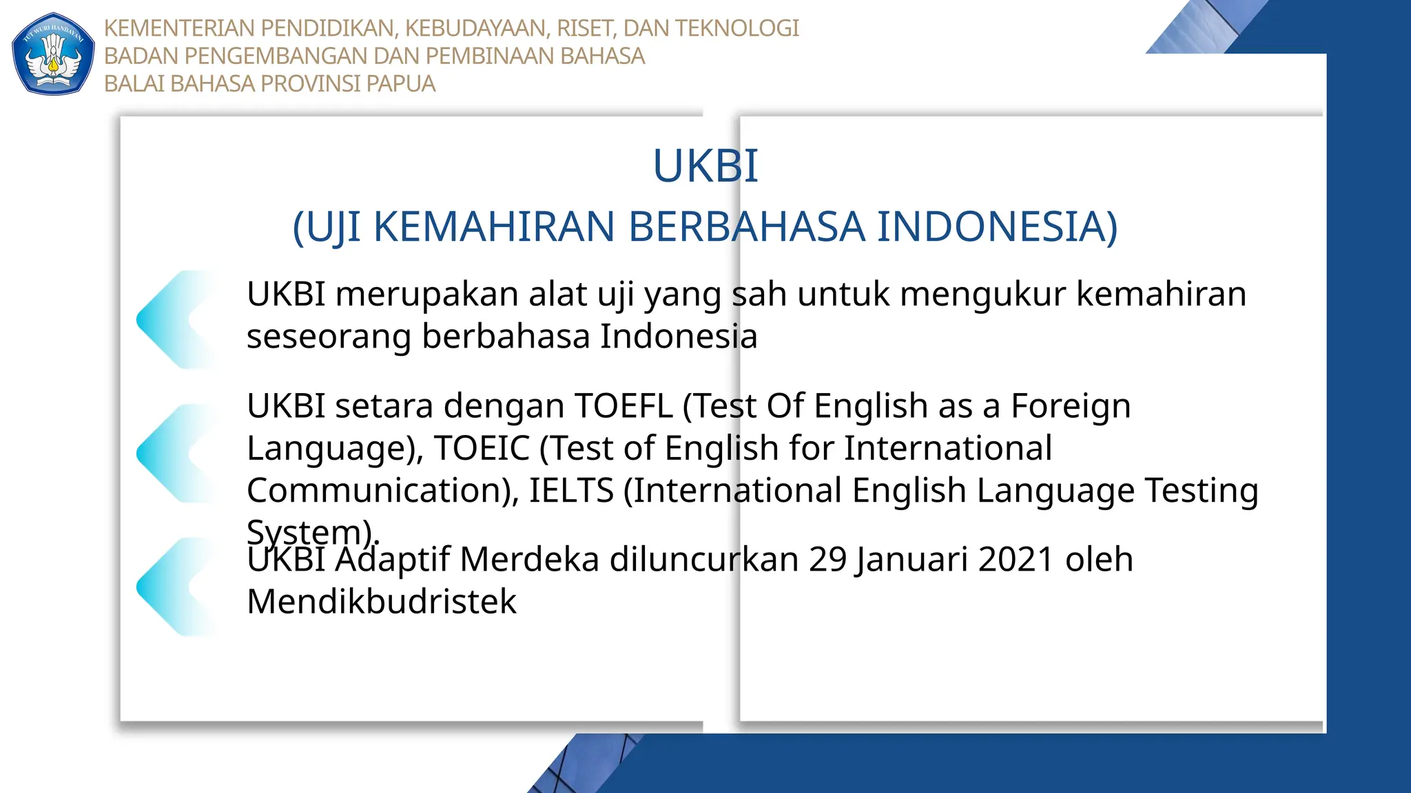 PANDUAN SOSIALISASI UKBI ADAPTIF MERDEKA.pptx