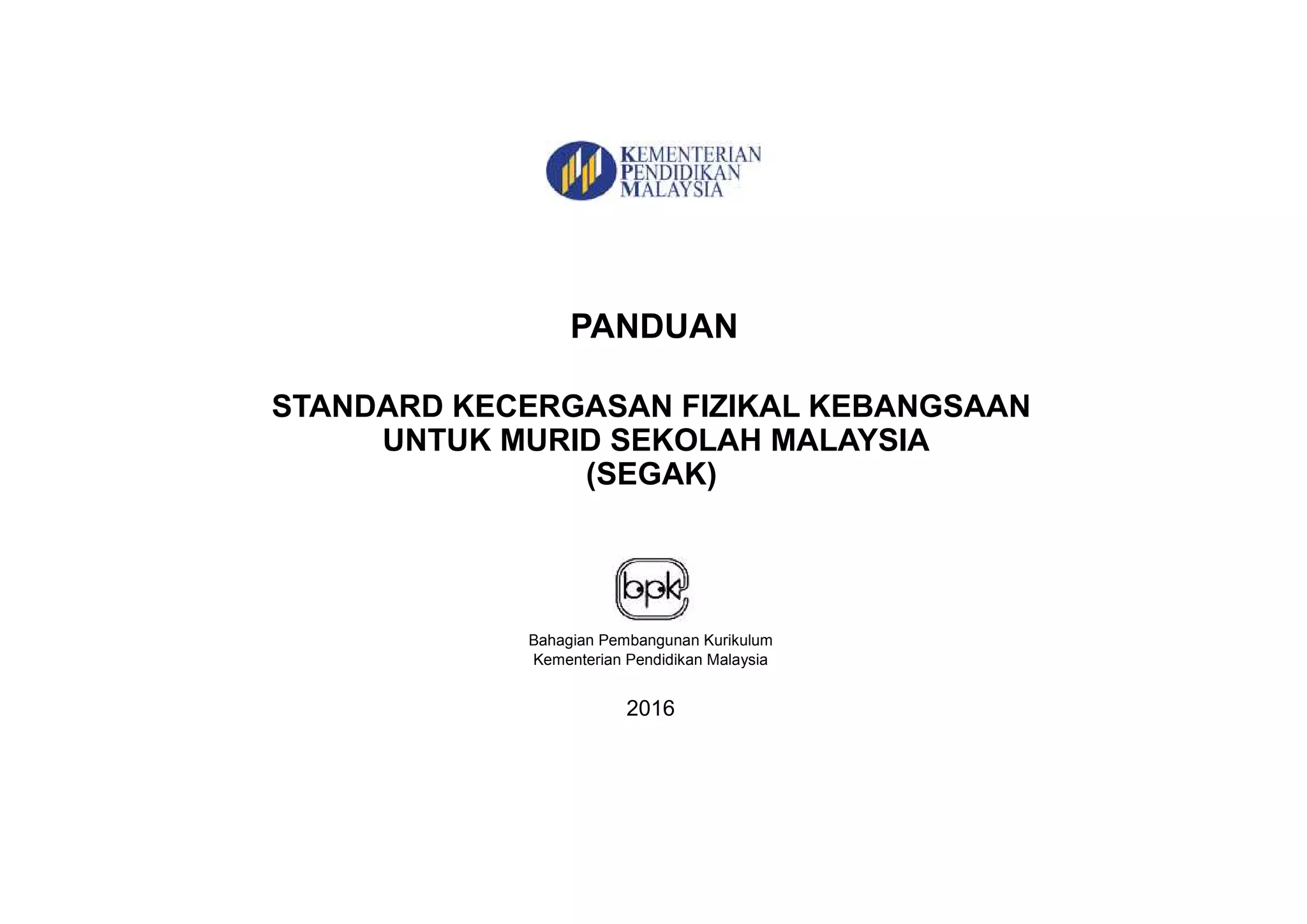 Panduan standard kecergasan_fizikal_kebangsaan_segak (1) | PDF
