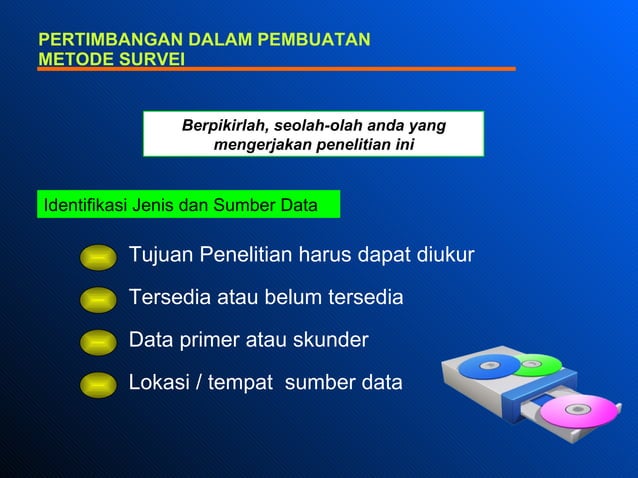 Panduan survey dan pembuatan TOR sederhana | PPS