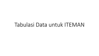 Panduan Tabulasi Data ITEMAN.pptx