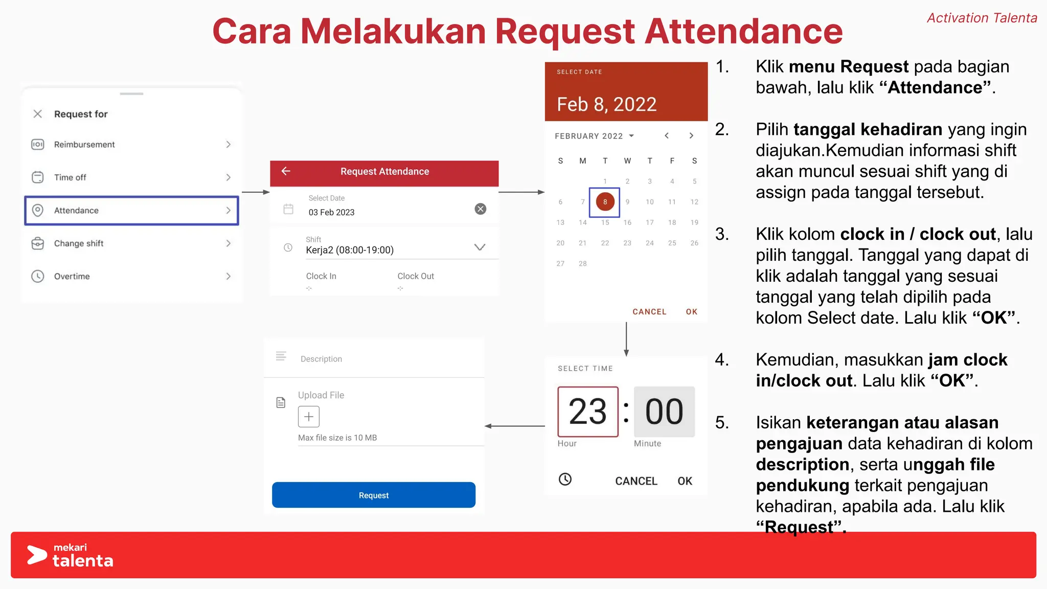 Panduan Talenta Mobile Menggunakan Handphone | PDF