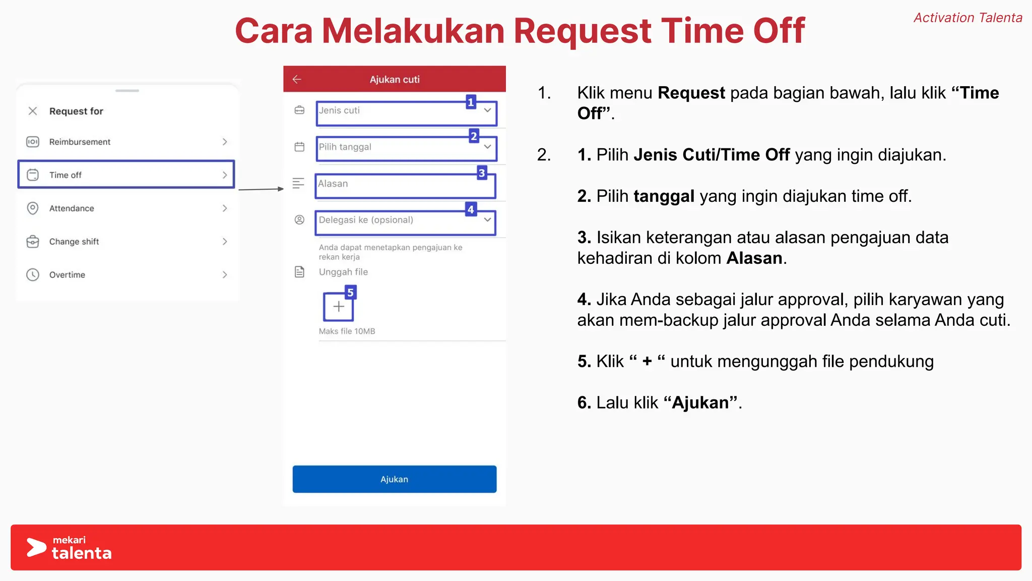 Panduan Talenta Mobile Menggunakan Handphone | PDF