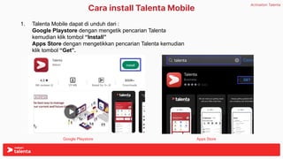 Panduan Talenta Mobile Menggunakan Handphone | PDF