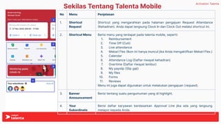 Panduan Talenta Mobile Menggunakan Handphone | PDF