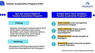 Panduan Teacher Acceleration Program (TAP) by Akademia.pptx