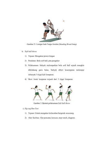 Panduan test motor ability | PDF