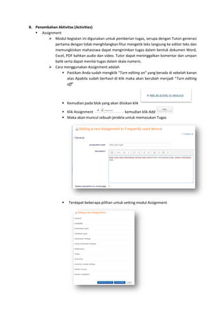 Panduan tuton untuk tutor tuton | PDF