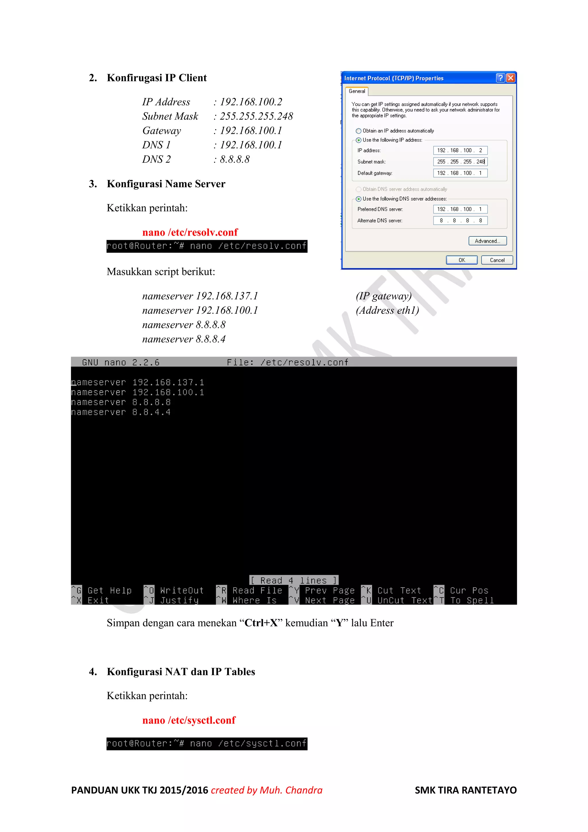 Panduan ukk tkj 2016 paket 1 lengkap dengan gambar | PDF