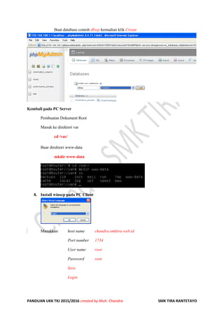 Panduan ukk tkj 2016 paket 1 lengkap dengan gambar | PDF