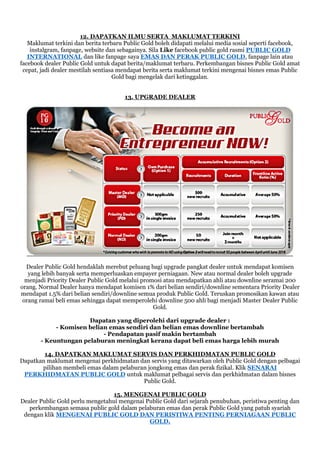 Panduan untuk dealer public gold menjadi peniaga berjaya | PDF