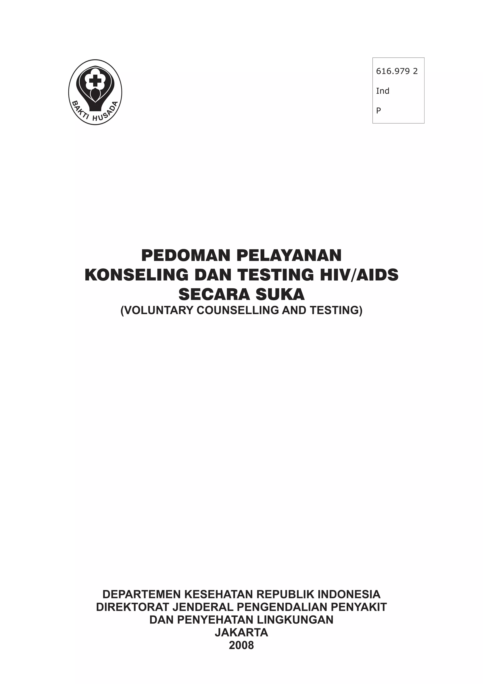 Juknis HIV: Panduan VCT | PDF