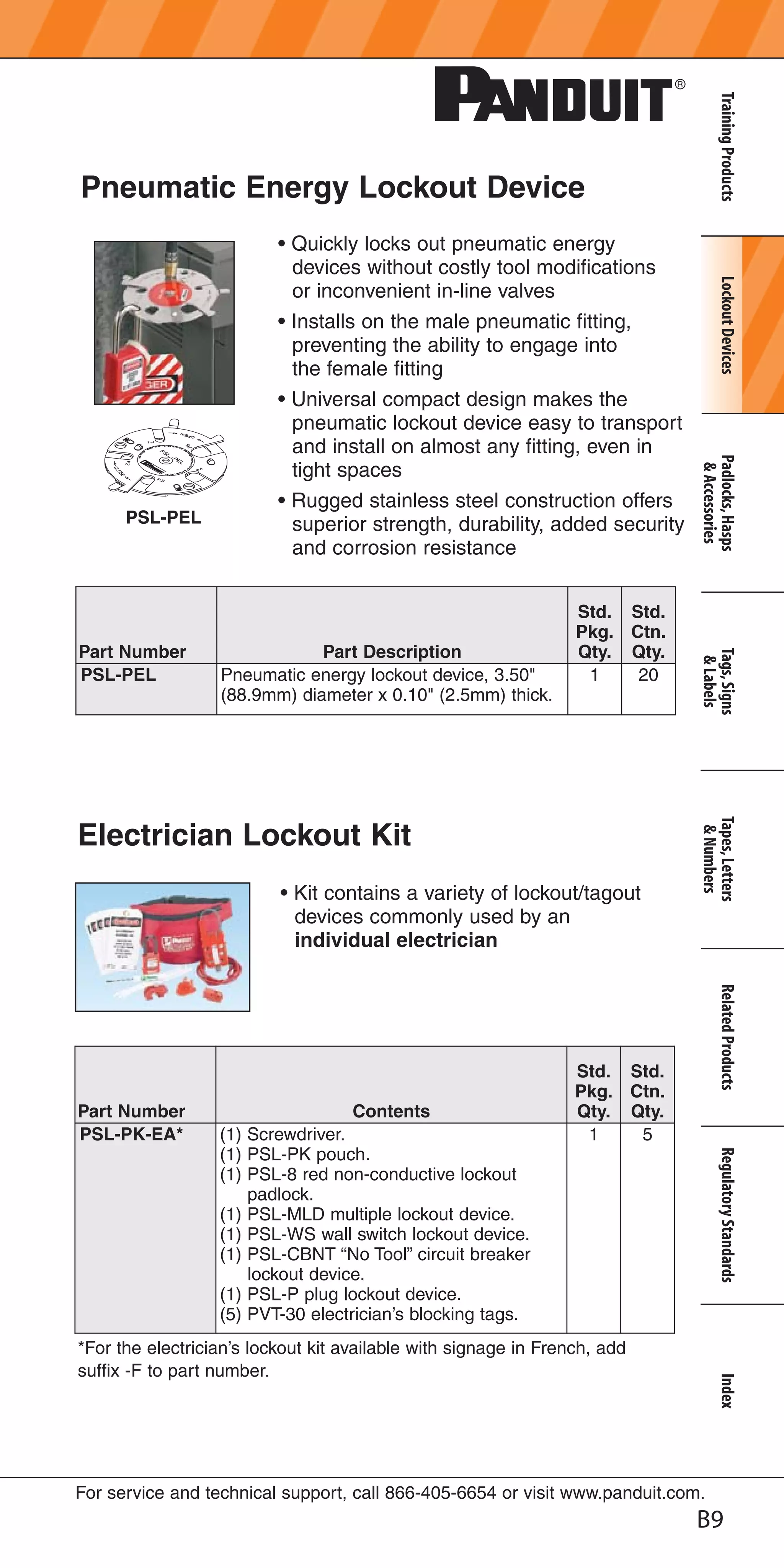 Panduit Lockout Tagout Electrical Safety Catalogue | PDF