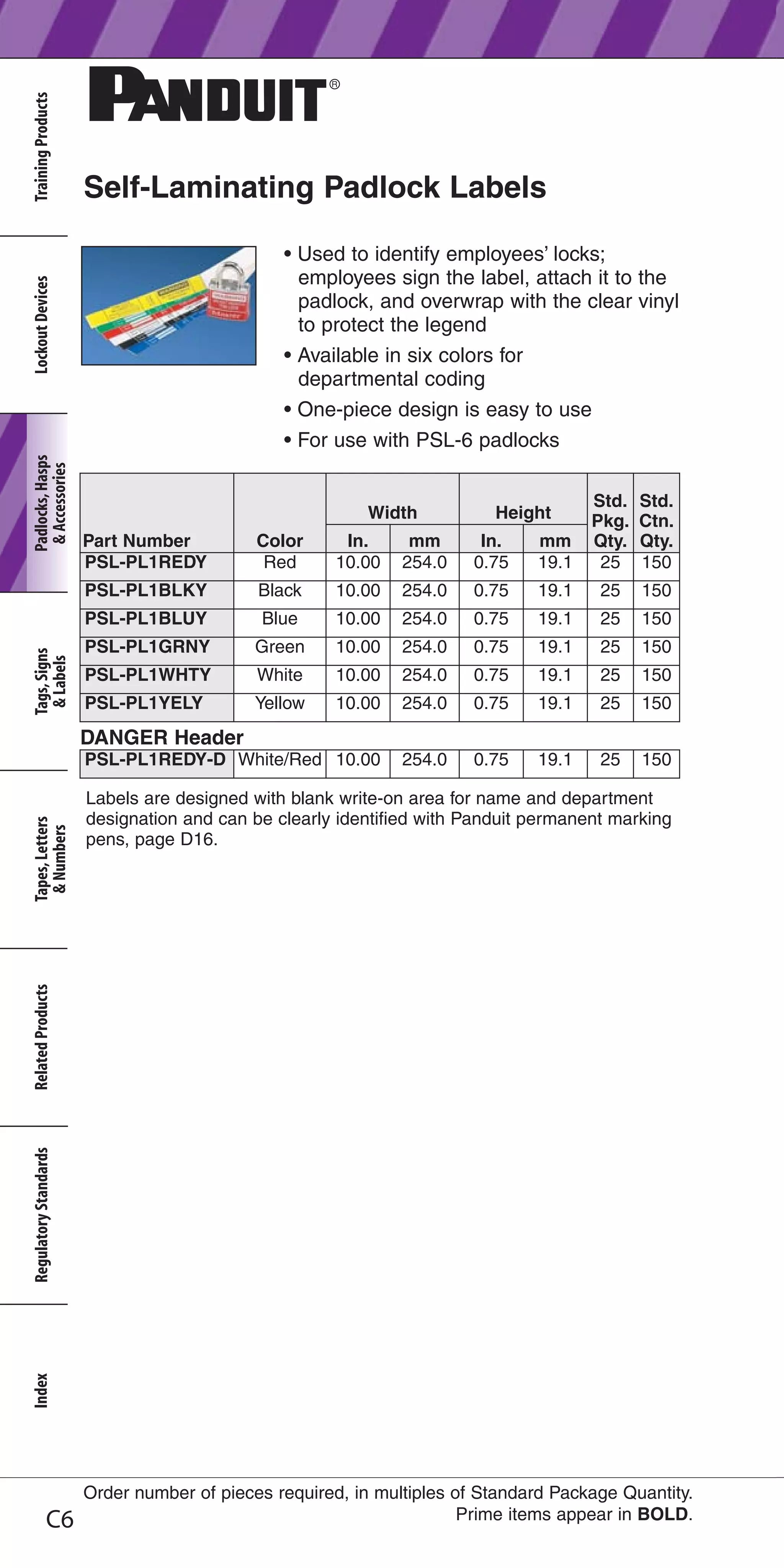 Panduit Lockout Tagout Electrical Safety Catalogue | PDF