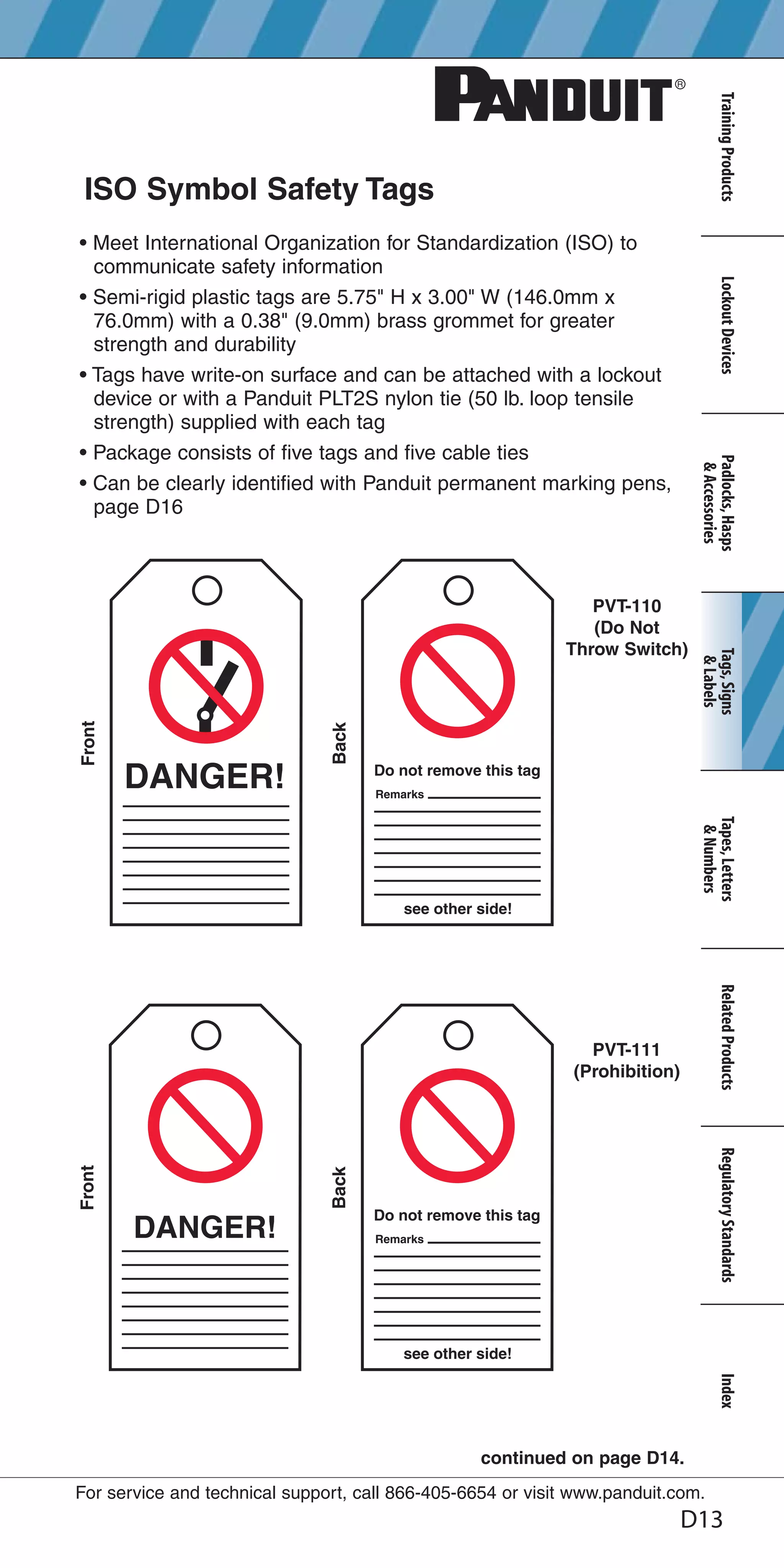 Panduit Lockout Tagout Electrical Safety Catalogue | PDF
