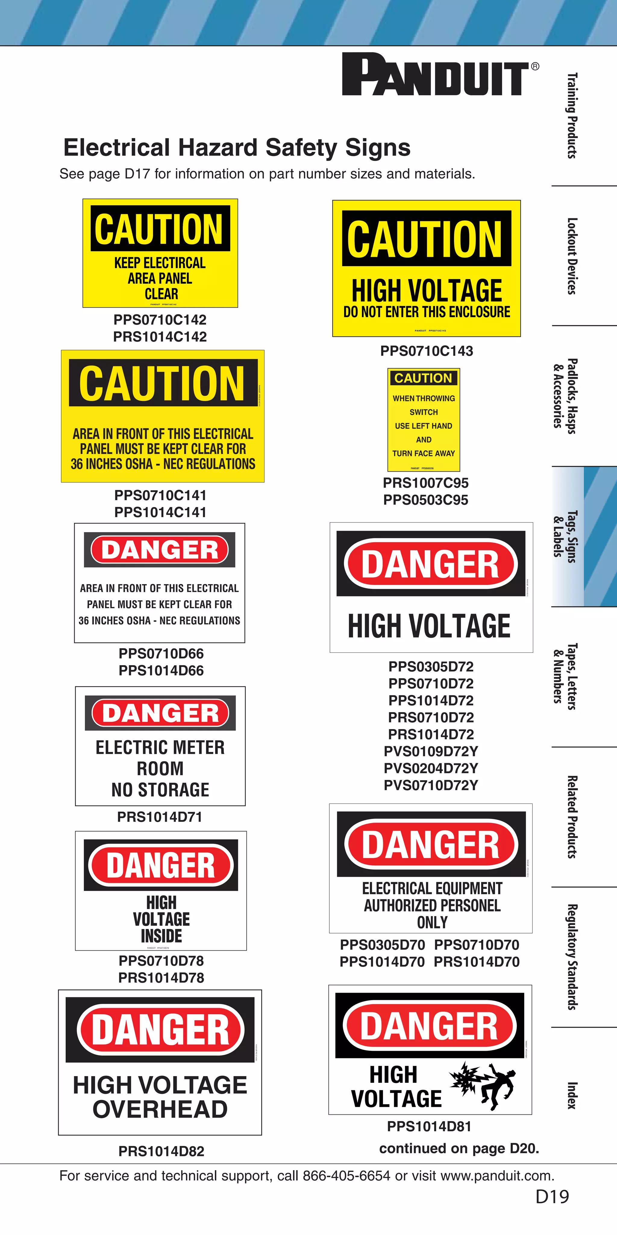 Panduit Lockout Tagout Electrical Safety Catalogue | PDF