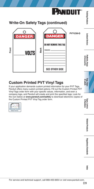 Panduit Lockout Tagout Electrical Safety Catalogue PDF, 56% OFF