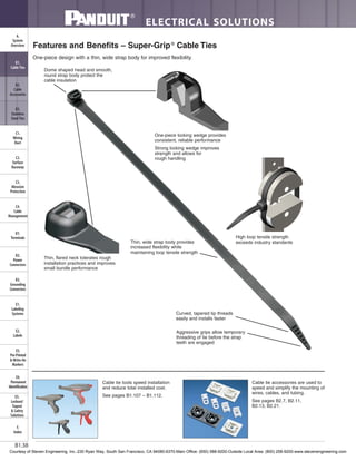 Panduit Cable Tie Tensioning and Installation Tools | PDF