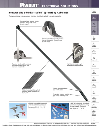 Panduit Cable Tie Tensioning and Installation Tools | PDF