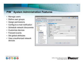 Panduit DCIM Solution Overview | PDF