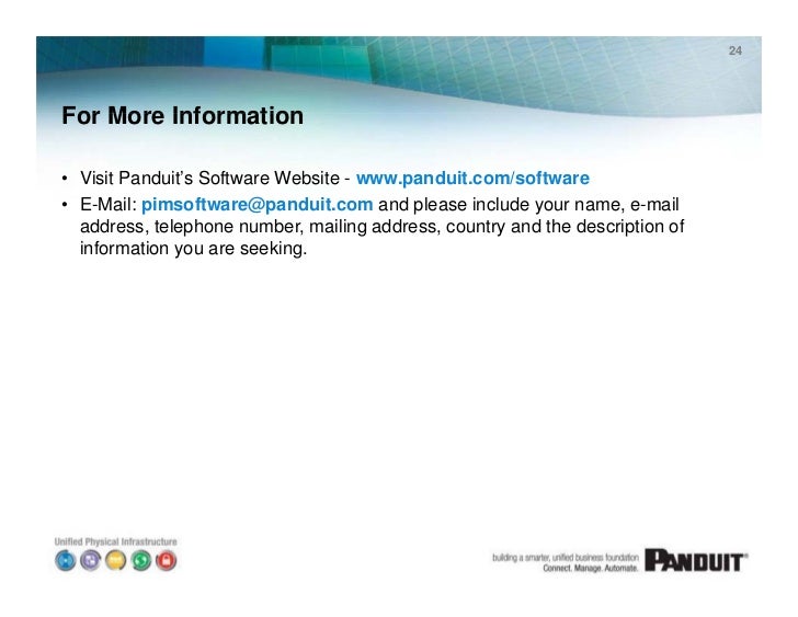 Panduit DCIM Solution Overview
