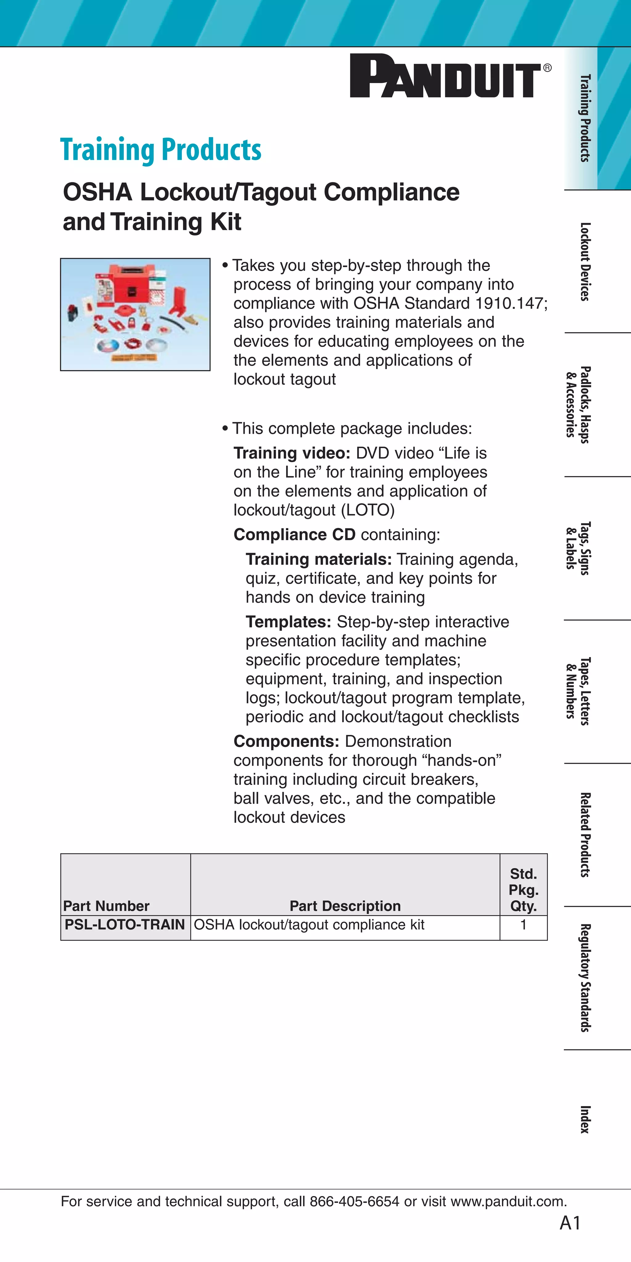 Panduit Lockout Tagout Electrical Safety Catalogue | PDF