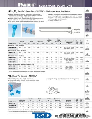 Panduit PLT3S-C76 Tefzel Cable Ties | PDF