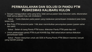 Pandu Ptm Puskesmas Kalibaru Kulon 1 Pptx