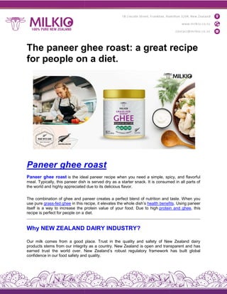 Paneer ghee roast | PDF
