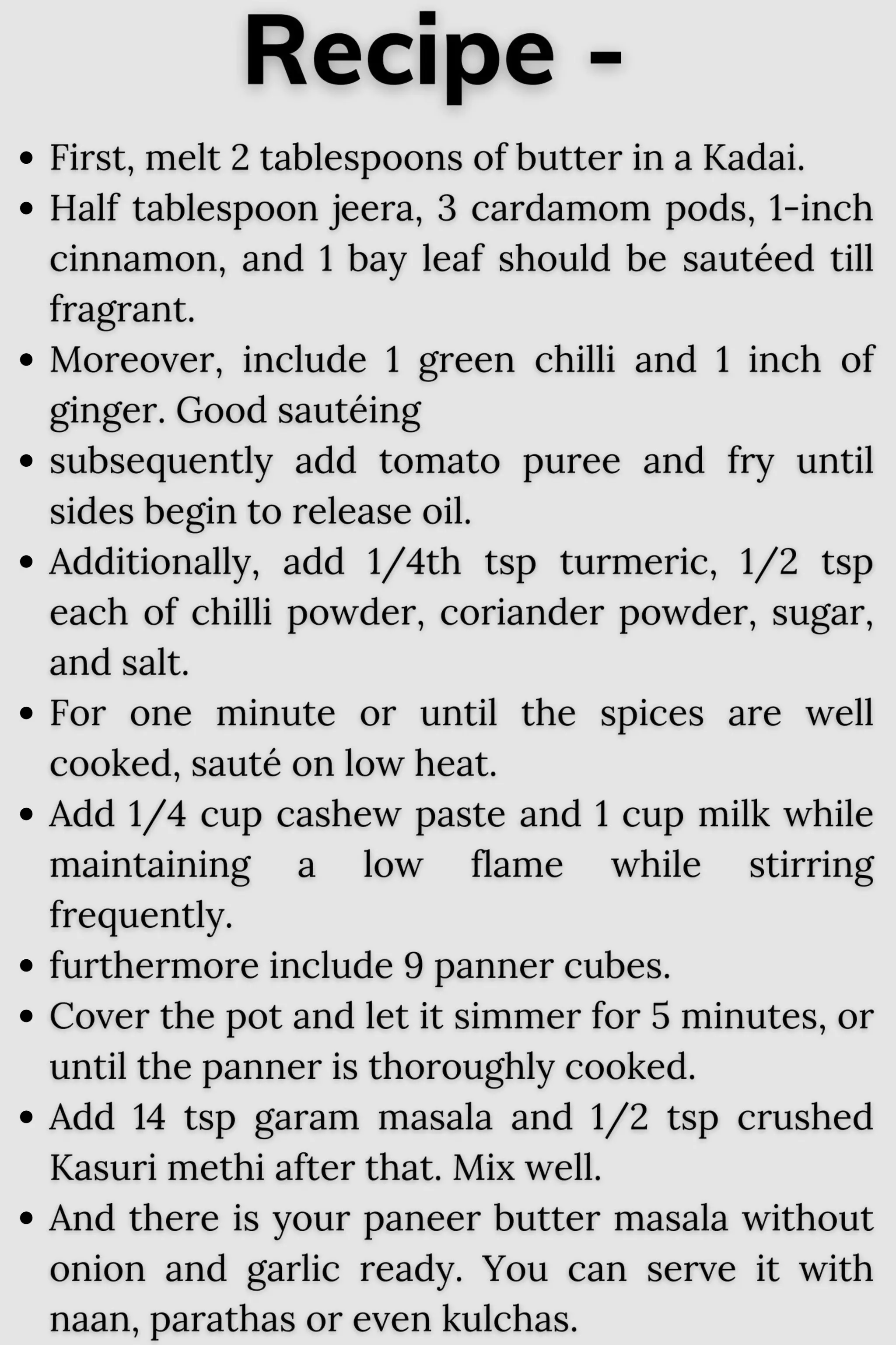 paneer recipe without onion and garlic Mohit Bansal Chandigarh.pdf