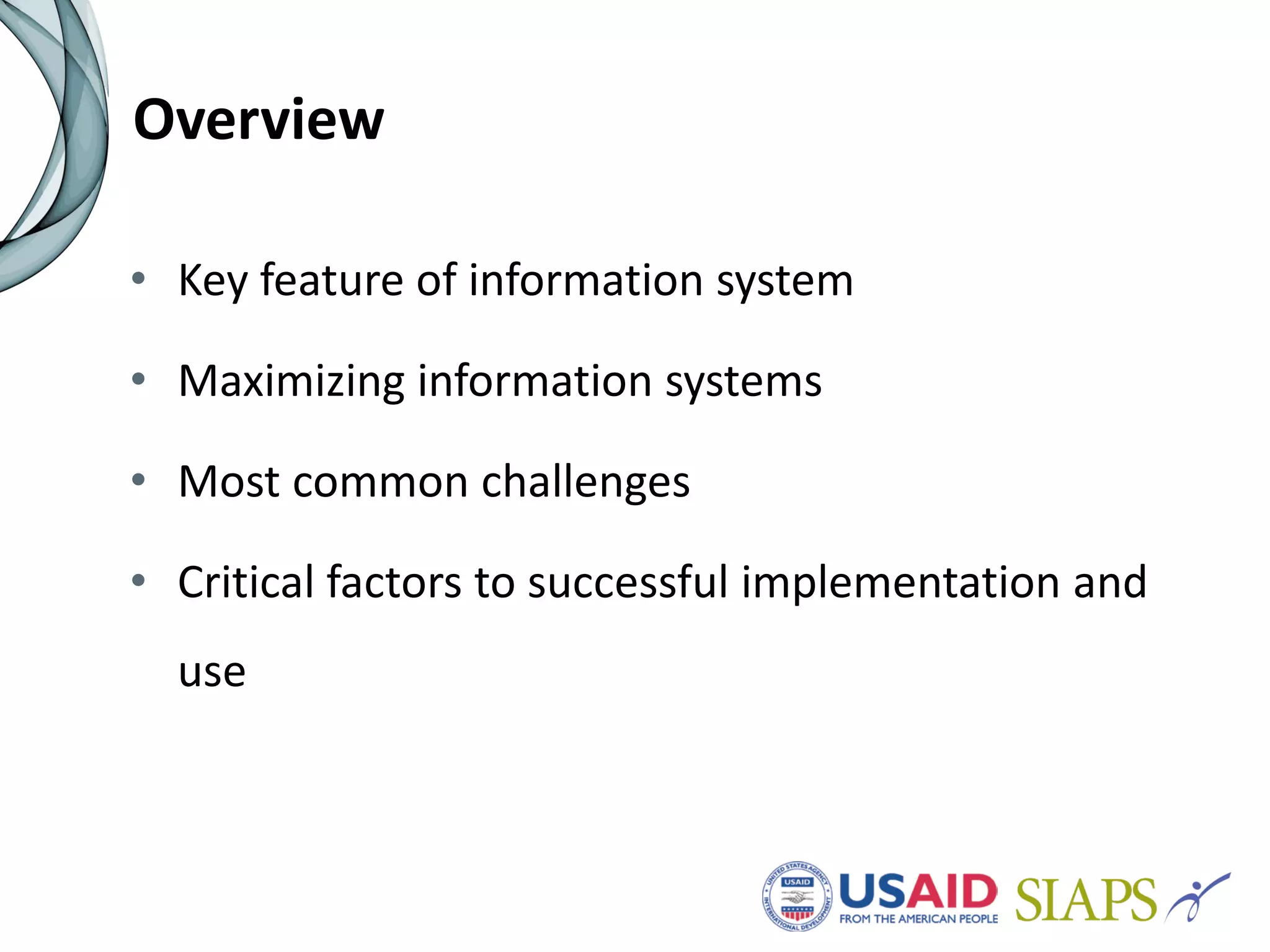 Elements of a Good Information System | PPT