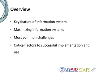 Elements of a Good Information System | PPT