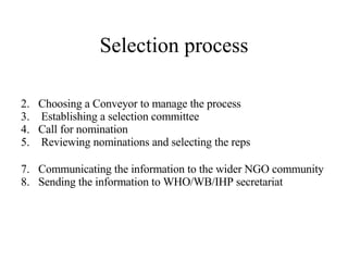 Panel 6. Anna Marriott Oxfam Next Steps Selection Of Cs Representation ...