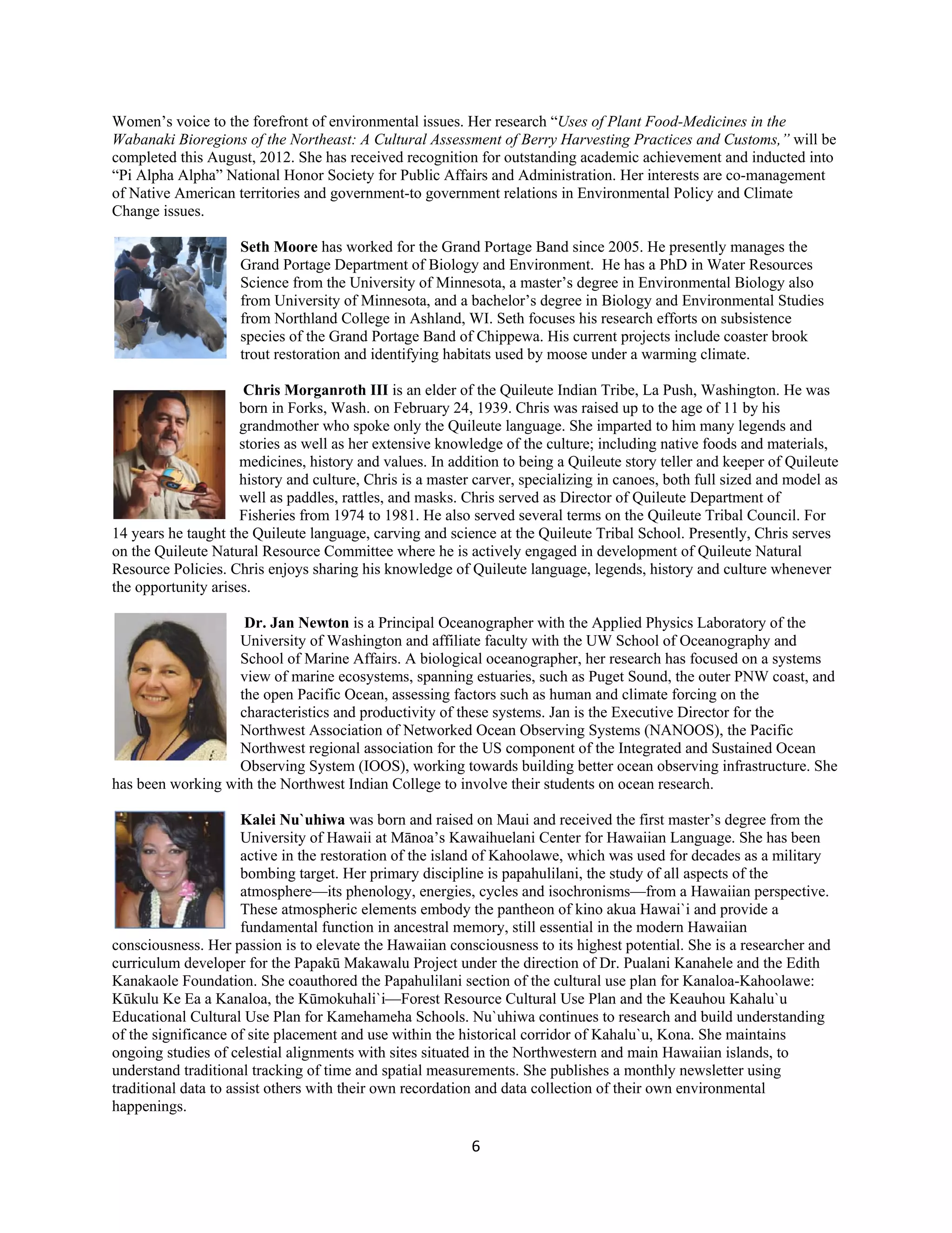 First Stewards Panelist Bios Alphabetical | PDF