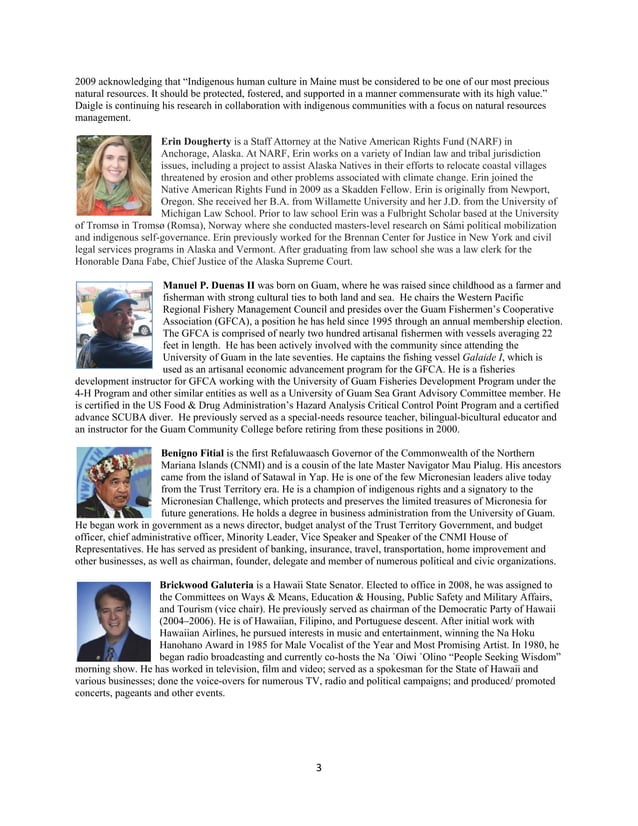 First Stewards Panelist Bios Alphabetical | PDF