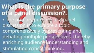 English reporting, panel-discussion.ppt. | PPTX