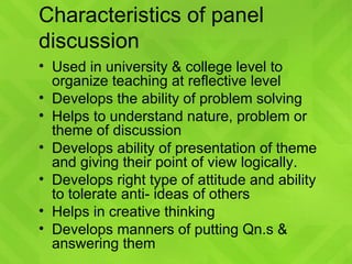 PANEL DISCUSSION | PPT