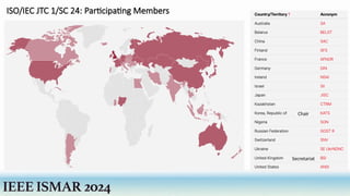 De jure standardization at ISO/IEC JTC 1/SC 24 and ISMAR | PPT