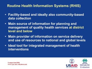 Routine Health Information Network | PPT