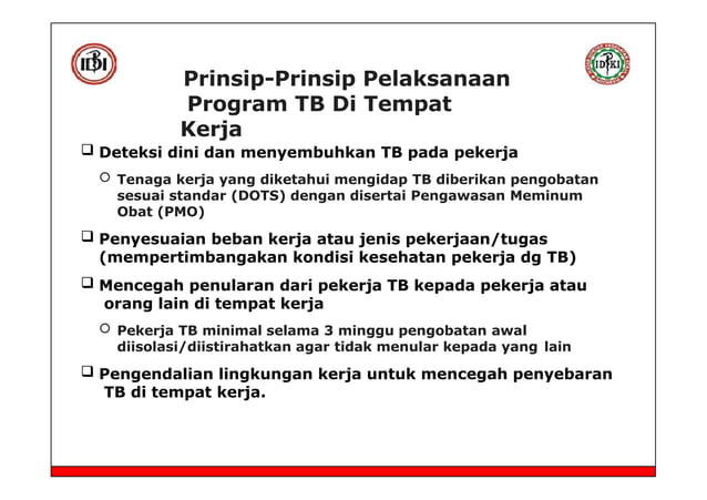 Panel 1 Tuberkulosis Di Tempat Kerja .pptx