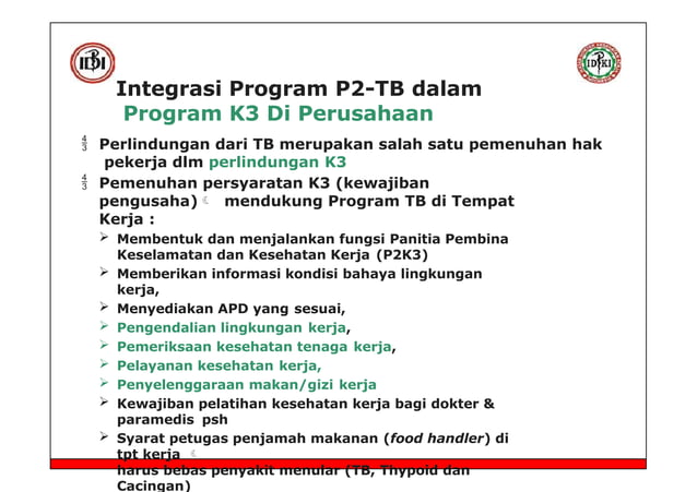Panel 1 Tuberkulosis Di Tempat Kerja .pptx
