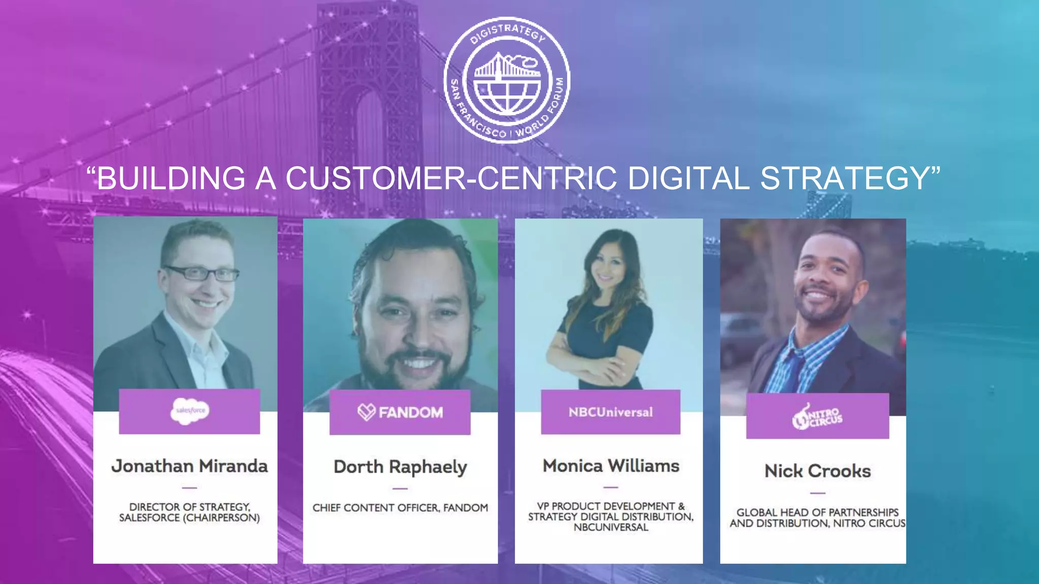 PANEL SESSION - BUILDING CUSTOMER CENTRIC DIGITAL STRATEGY | PPTX