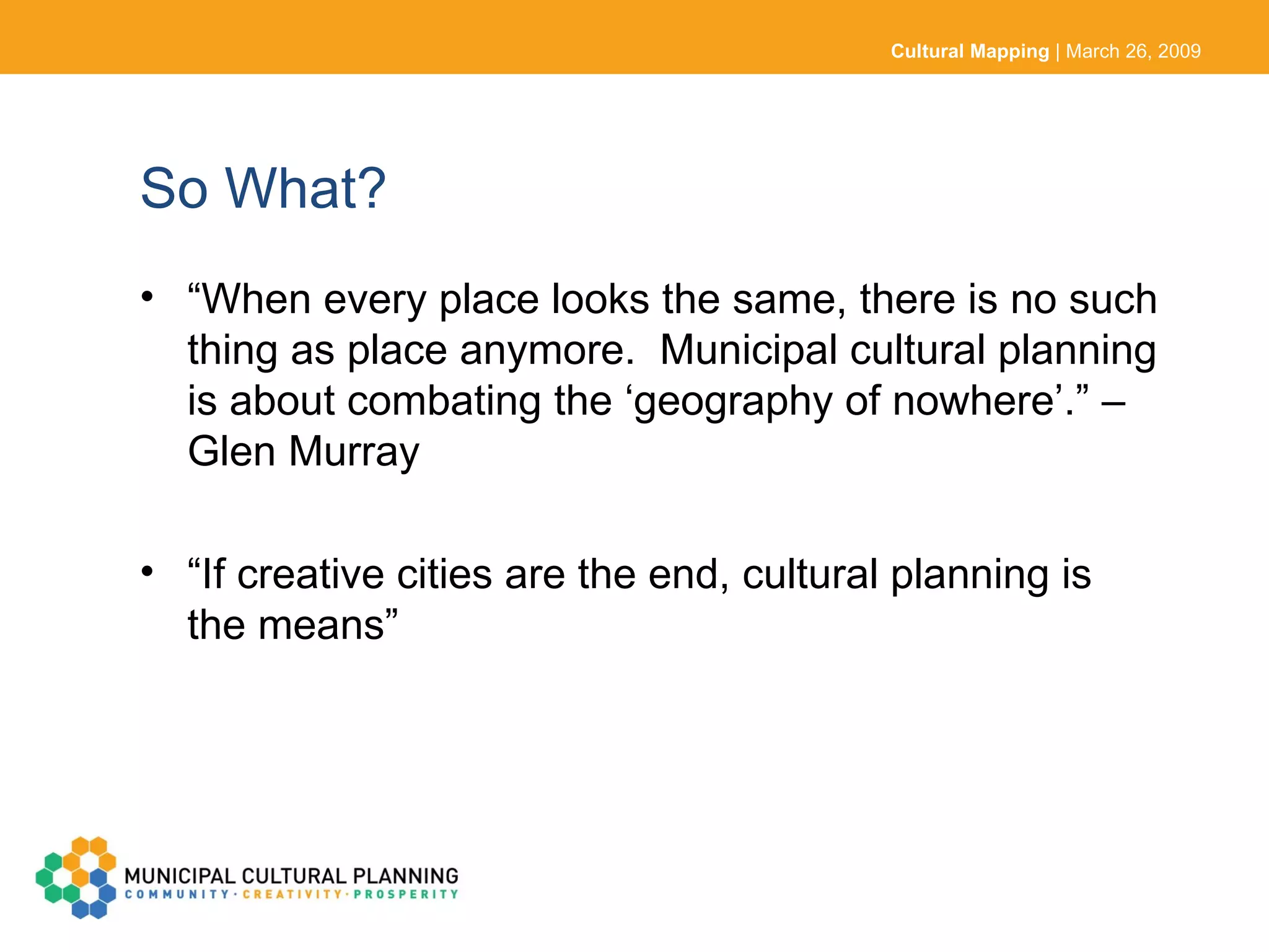 Cultural Mapping | PPT