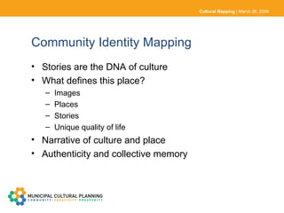 Cultural Mapping | PPT