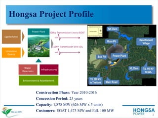 Hongsa Health Surveillance Start-up and Approaches Hongsa Project - The ...