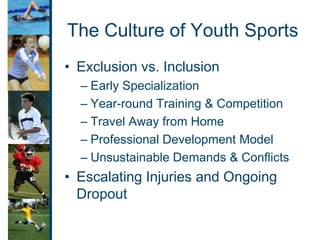 Michael Bergeron, Ph.D., FACSM - "Youth Sports: Encouraging ...